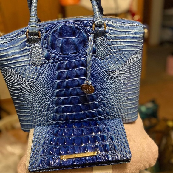 Brahmin | Bags | Brahmin Electric Blue Duxbury And Matching Wallet ...